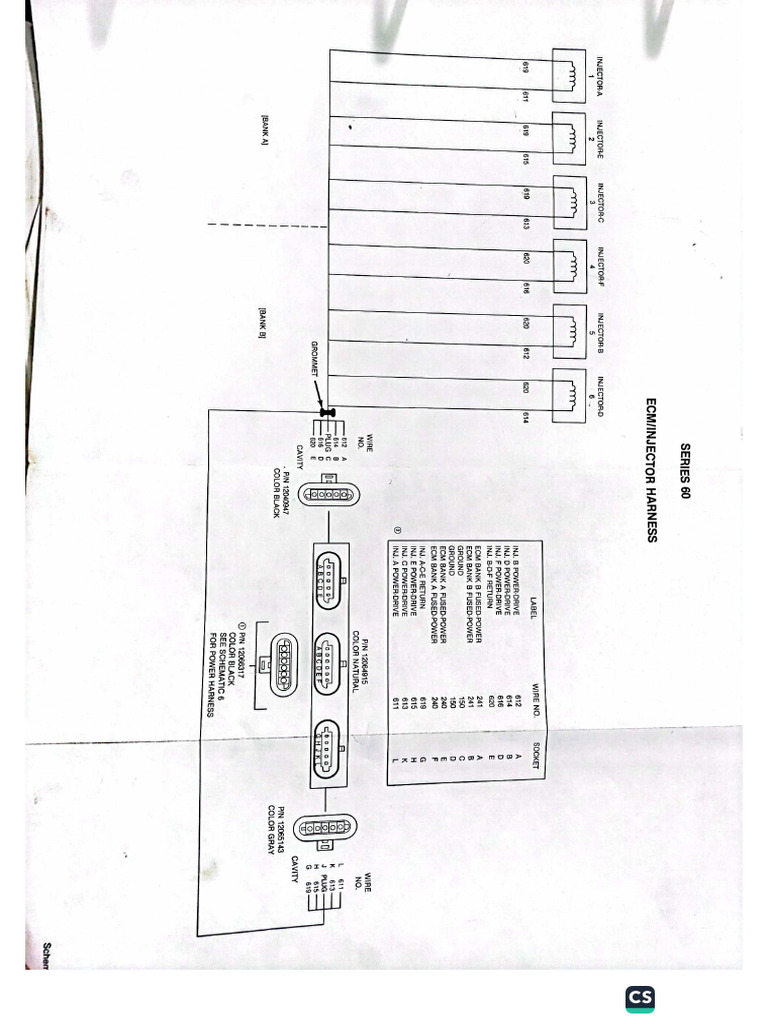 Series 60 ECM Injector Harness | PDF