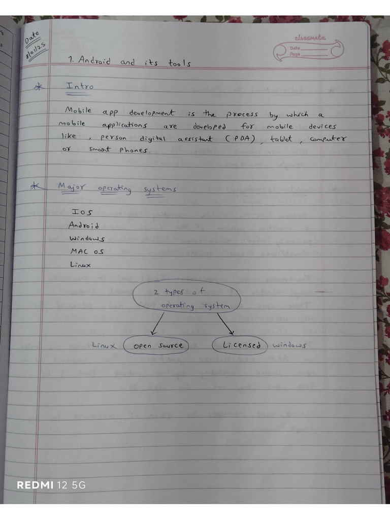 MAD - Unit-1.android and Its Tools | PDF