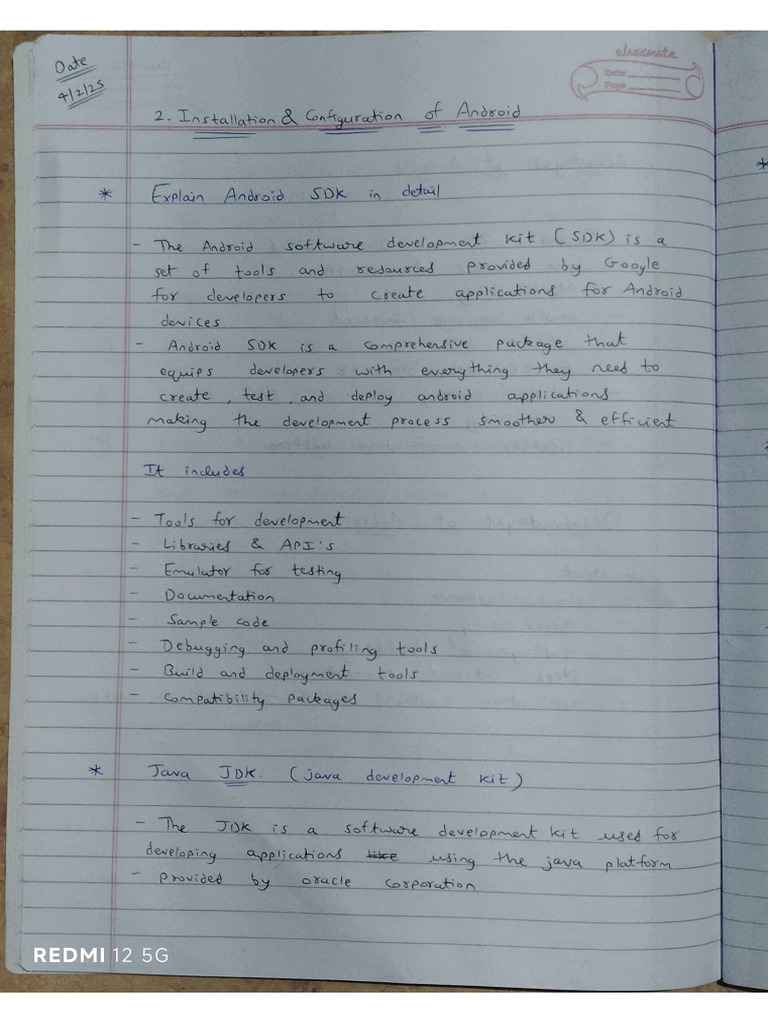 MAD.unit-2.Installation and Configurationof Android | PDF