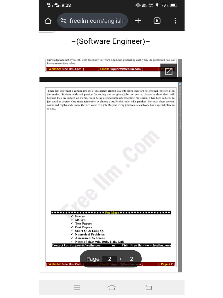 Aim in Life Software Engineer p2 | PDF