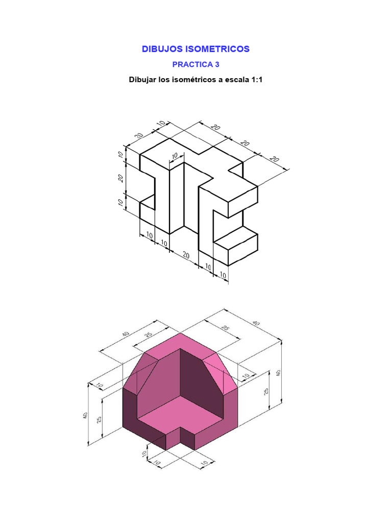 Dibujos Isometricos-P3 | PDF