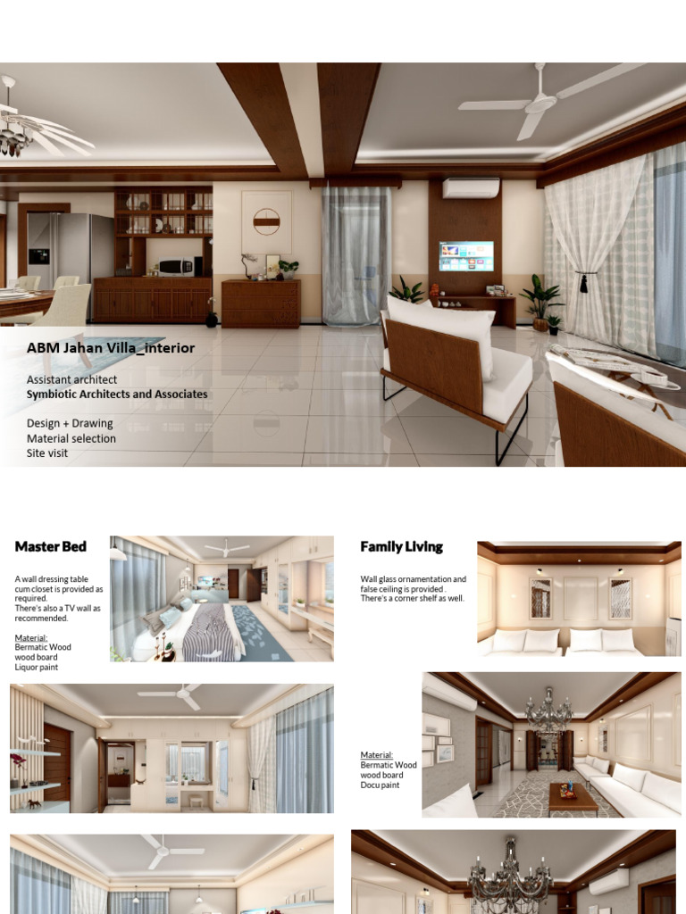 ABM Jahan Villa Interior | PDF