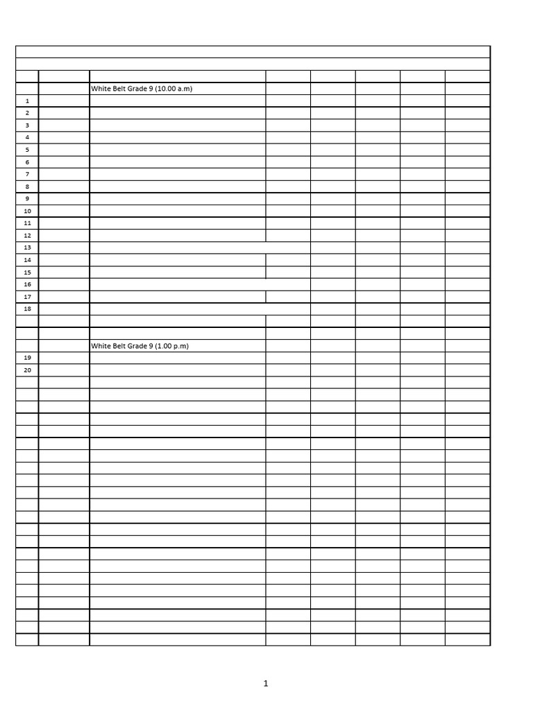 Grading List (Examiner) | PDF