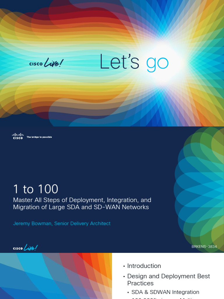 Seamless SDA and SD-WAN Migration Guide | PDF | Networking ...