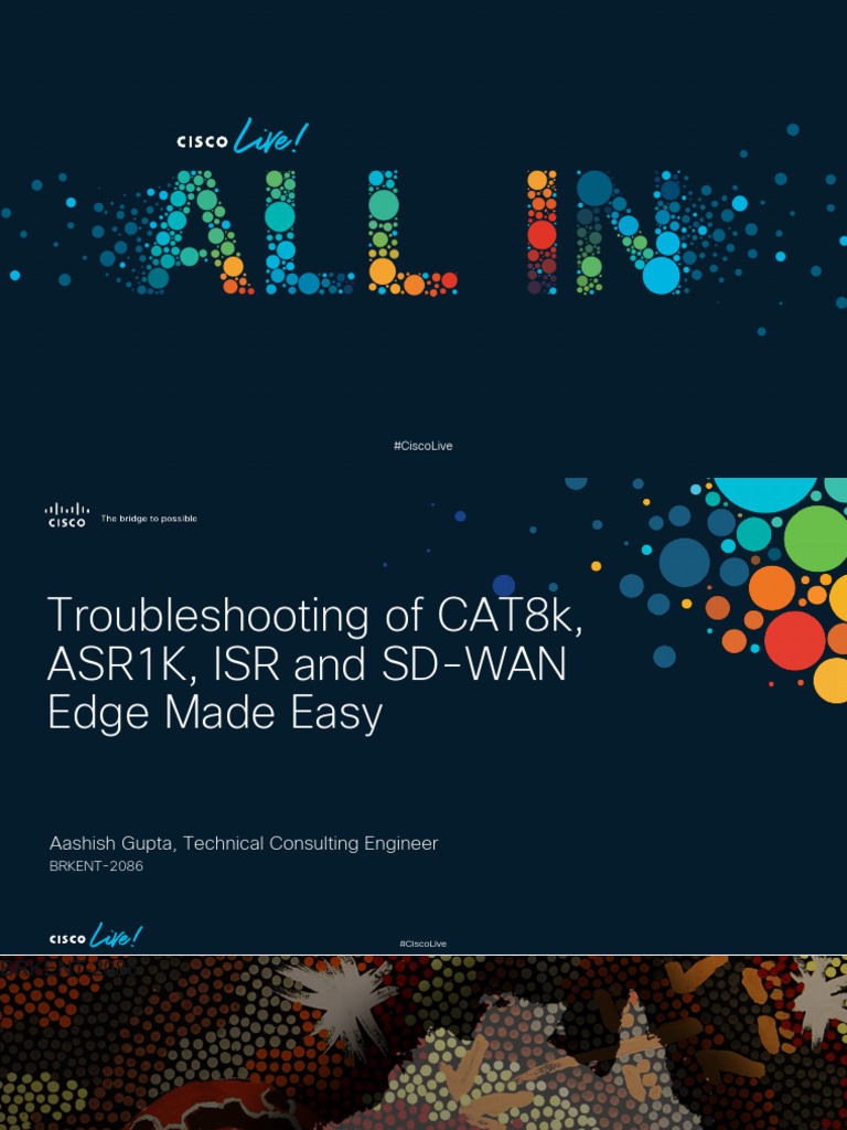 Troubleshooting of Cat8K ASR1000 ISR and SDWAN Edge Presentation | PDF | System Software ...