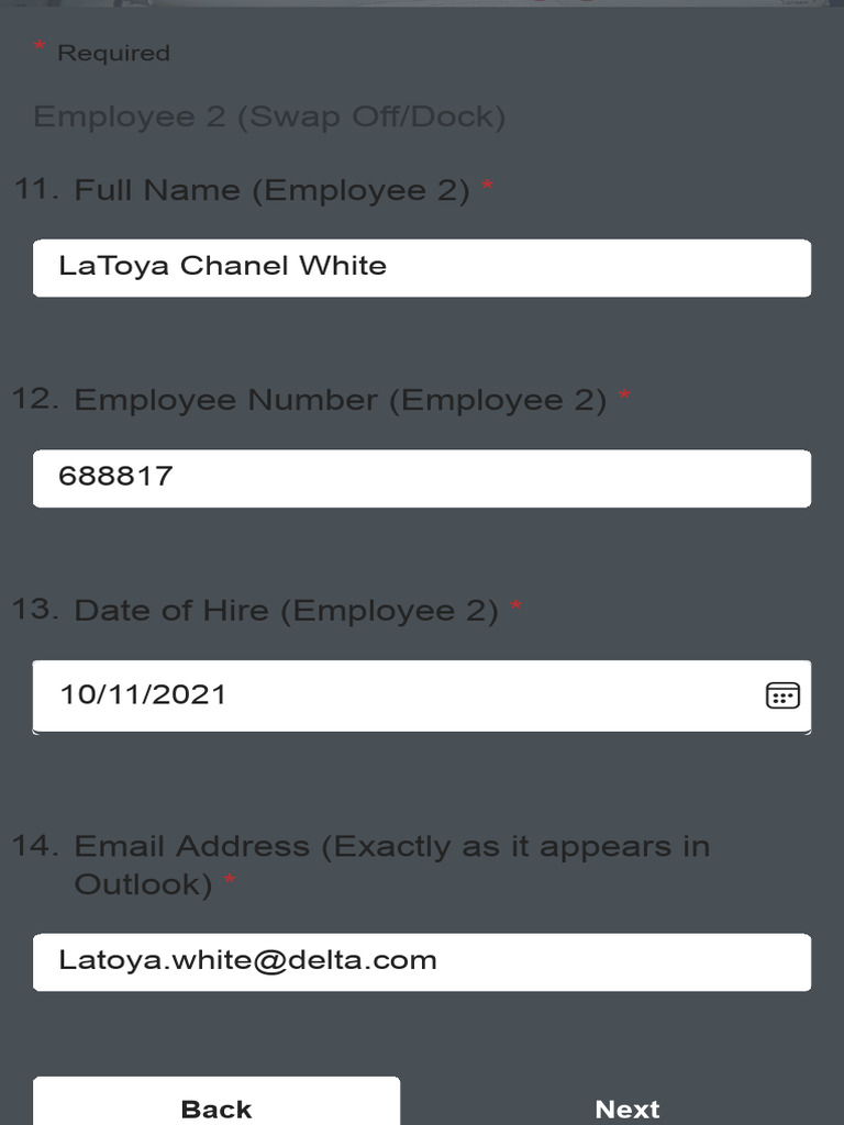 ATL Swap Request Form - ACS | PDF