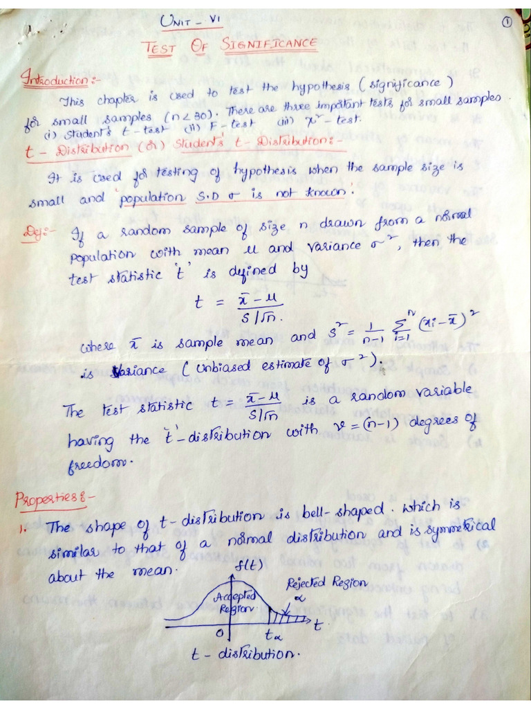 P&s Unit - 4 Theory | PDF