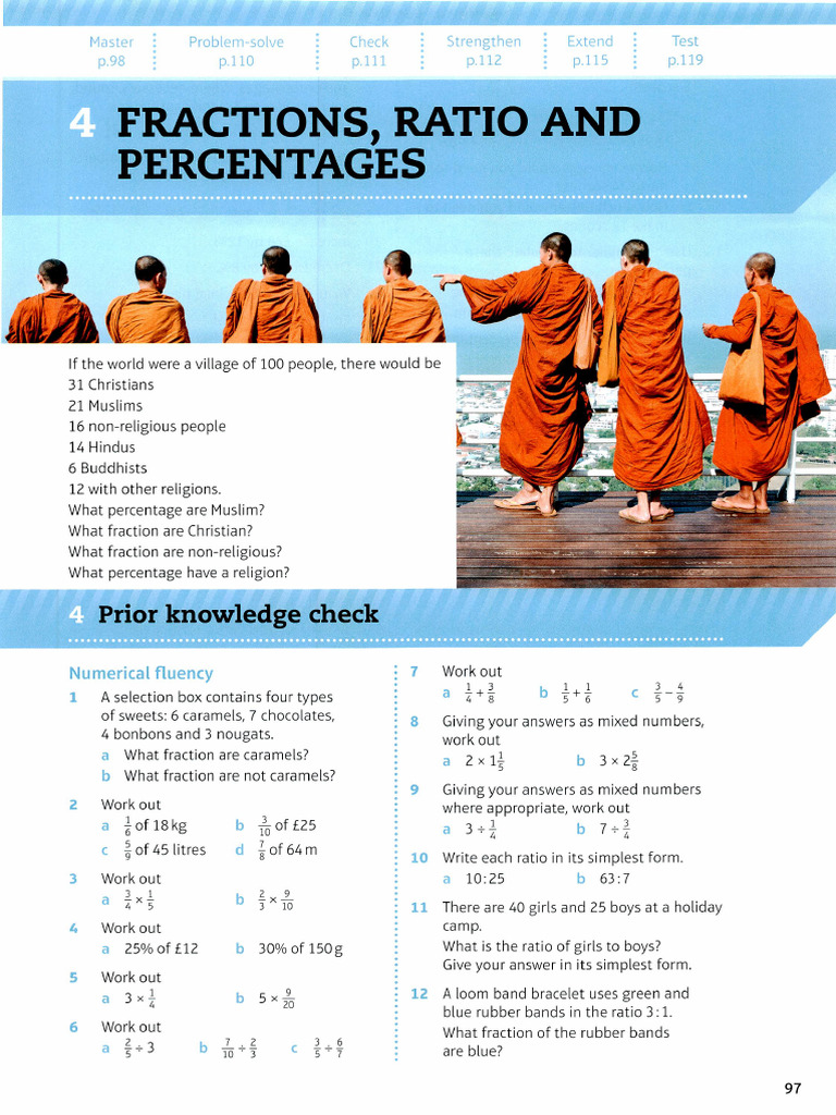 B10 (4) Fraction Ratio Percentage | PDF