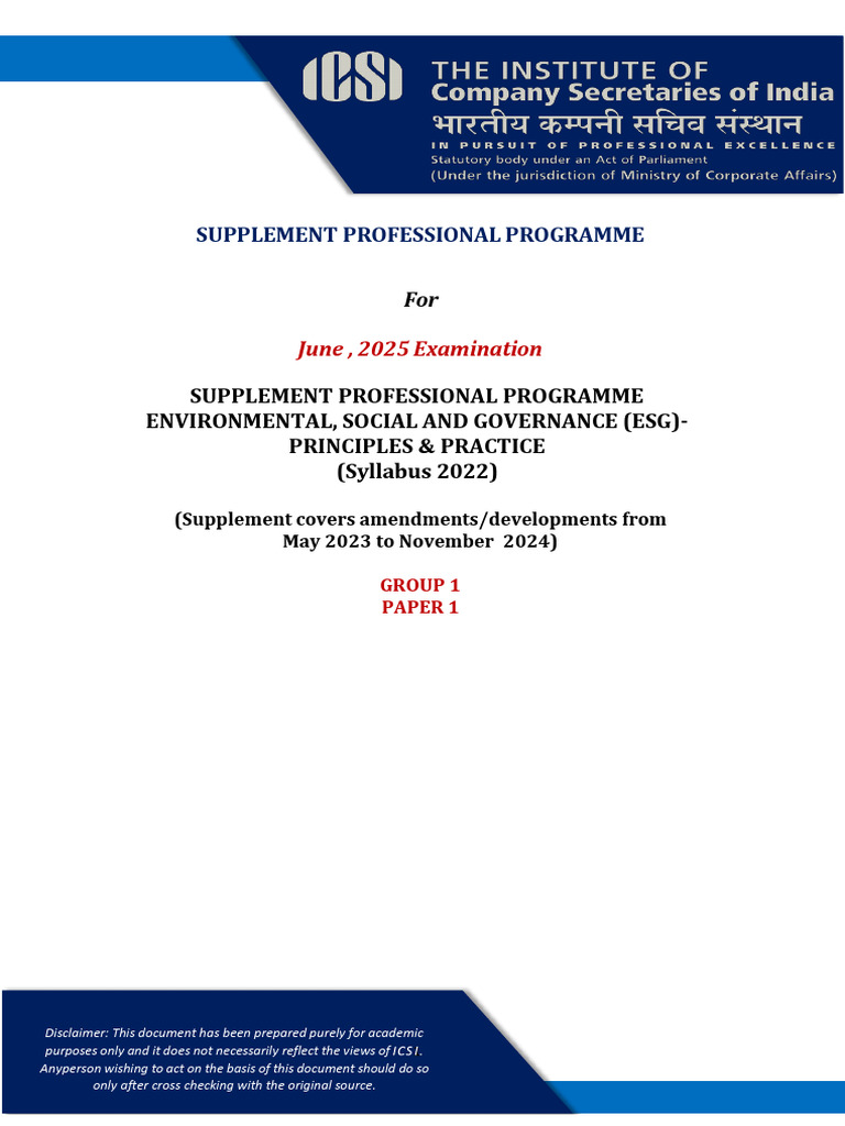 ESG Principles&Practice 28012025 | PDF | Artificial Intelligence ...