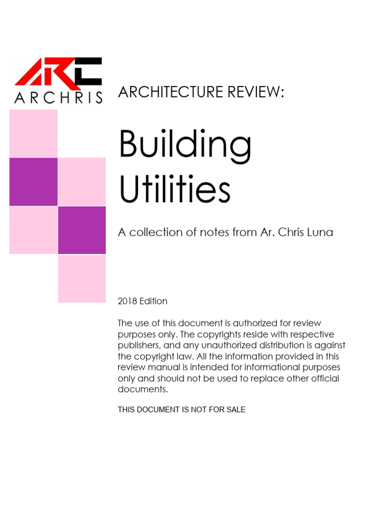 Building Utilities Reviewer | PDF | Storm Drain | Plumbing