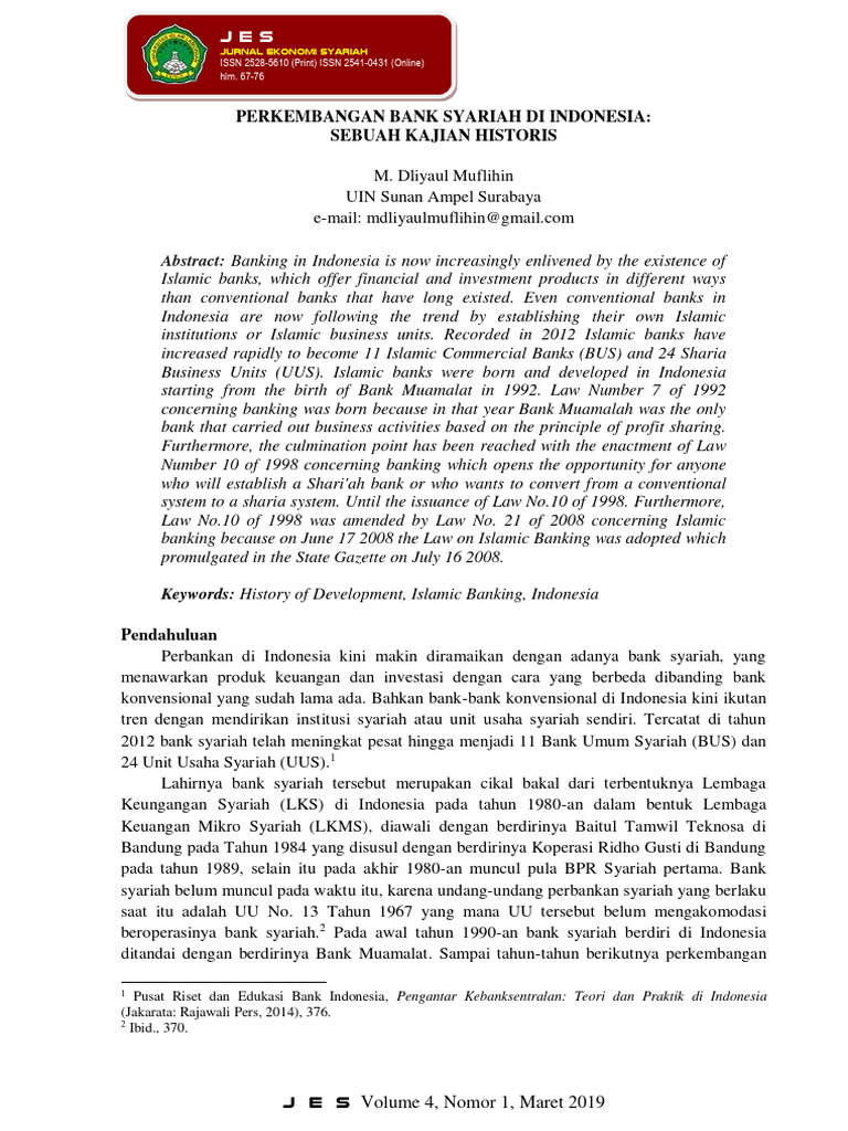 Perkembangan Bank Syariah Di Indonesia S | PDF