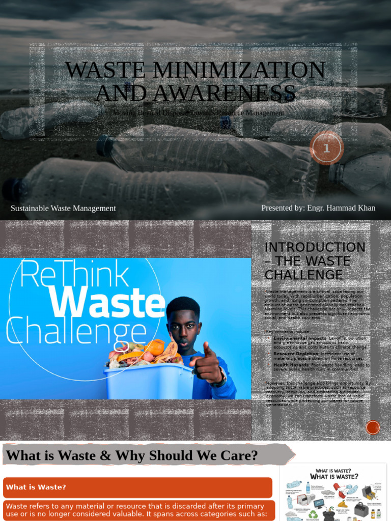 Waste Mnimization and Awarness - SWM | PDF | Waste | Waste Management
