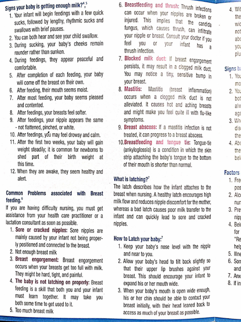 Breast Feeding 2 | PDF