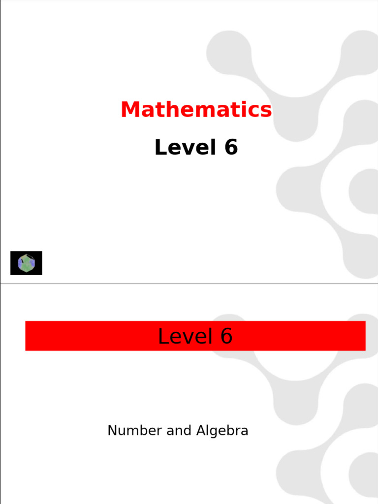 Mathematics Level 6 Revision | PDF | Triangle | Area