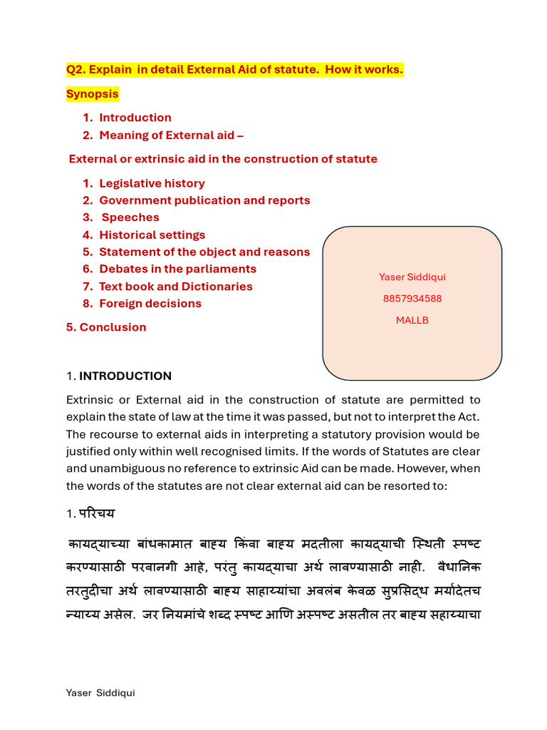 Unit 3 Topic 1 External Aid | PDF