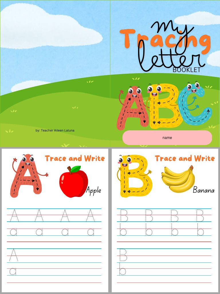 Tracing Letter Booklet | PDF