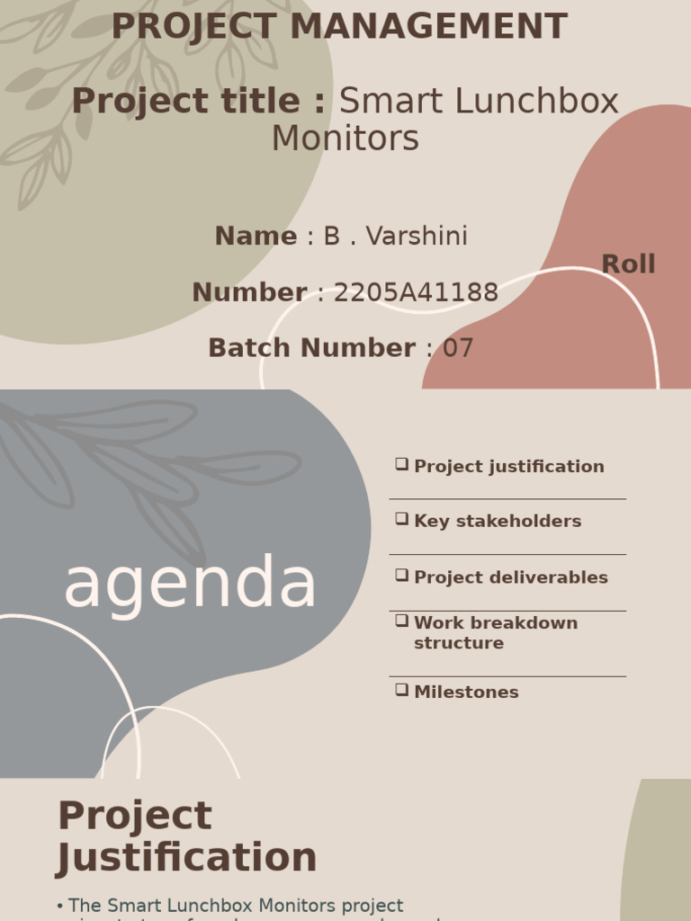 Smart Lunchbox Monitoring Project | PDF | Internet Of Things | Computing