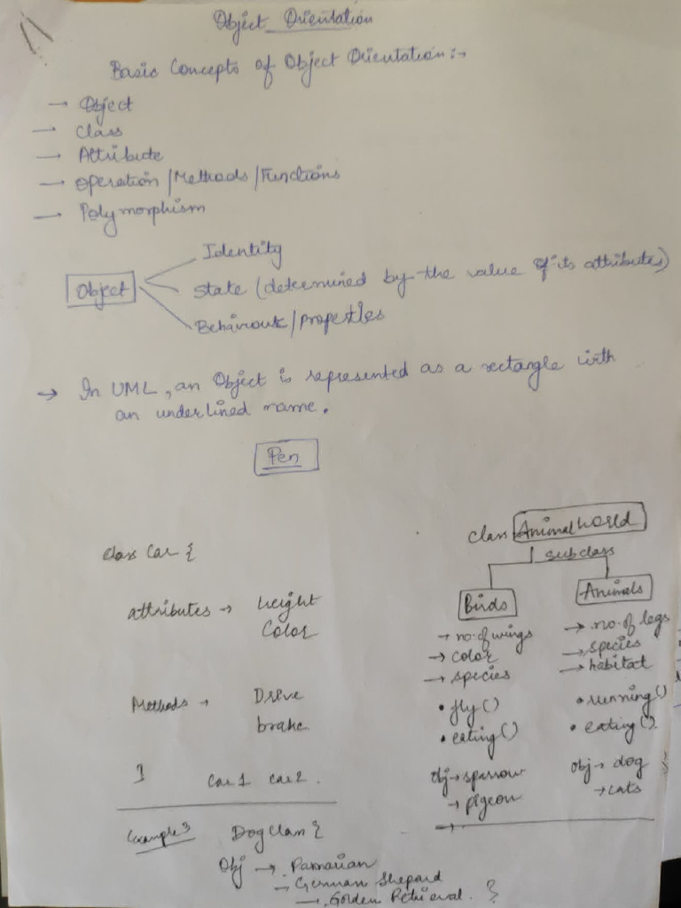 Oosd Unit 1 Notes Pdf