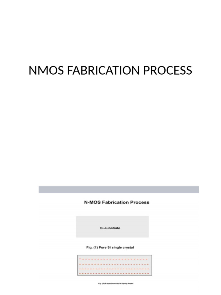nmos fabrication process | PDF