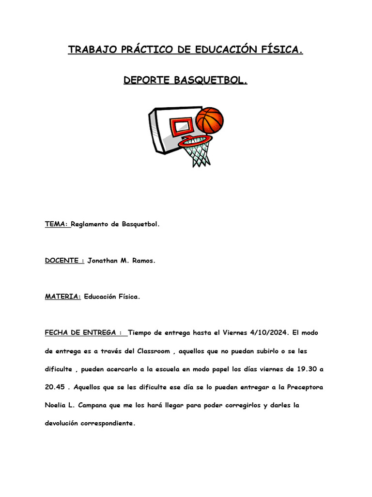 Trabajo Práctico de Educación Física | PDF | Deportes