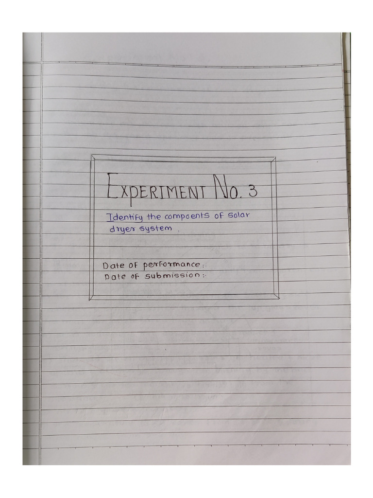 Experiment No 03 | PDF