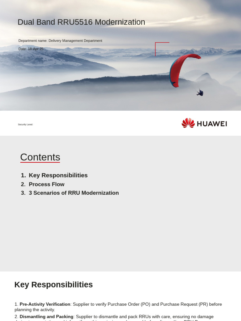 RRU 5516 Modernization | PDF