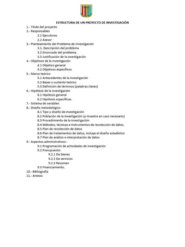 Estructura de Proyecto | PDF