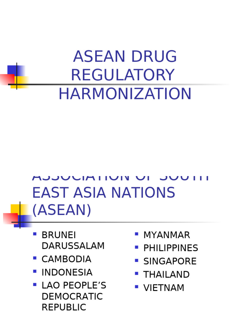 ASEAN DRUG REGULATORY HARMONIZATION | PDF | Health Care