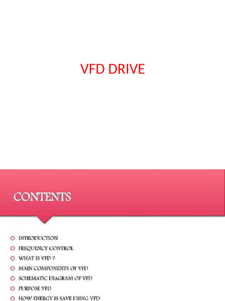 Unit - 4 - AC DC Motor Control Using VFD | PDF