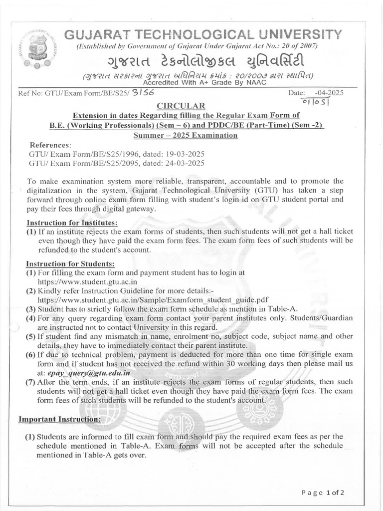 Bewp6 PD2 Reg Eform S25 Circular Ext | PDF