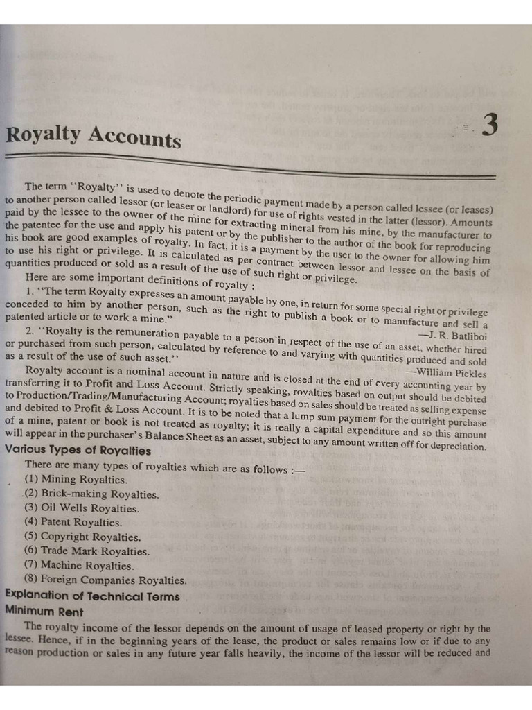 Royalty Accounts - Compressed | PDF
