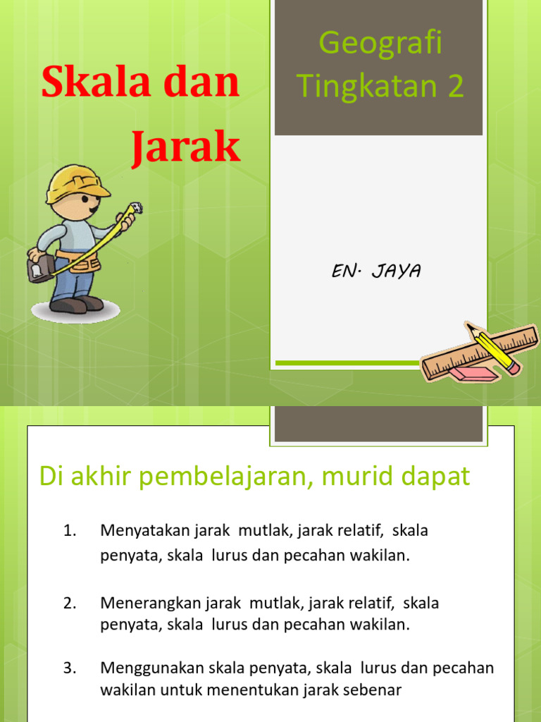 Jarak Relatif dan Skala Peta | PDF