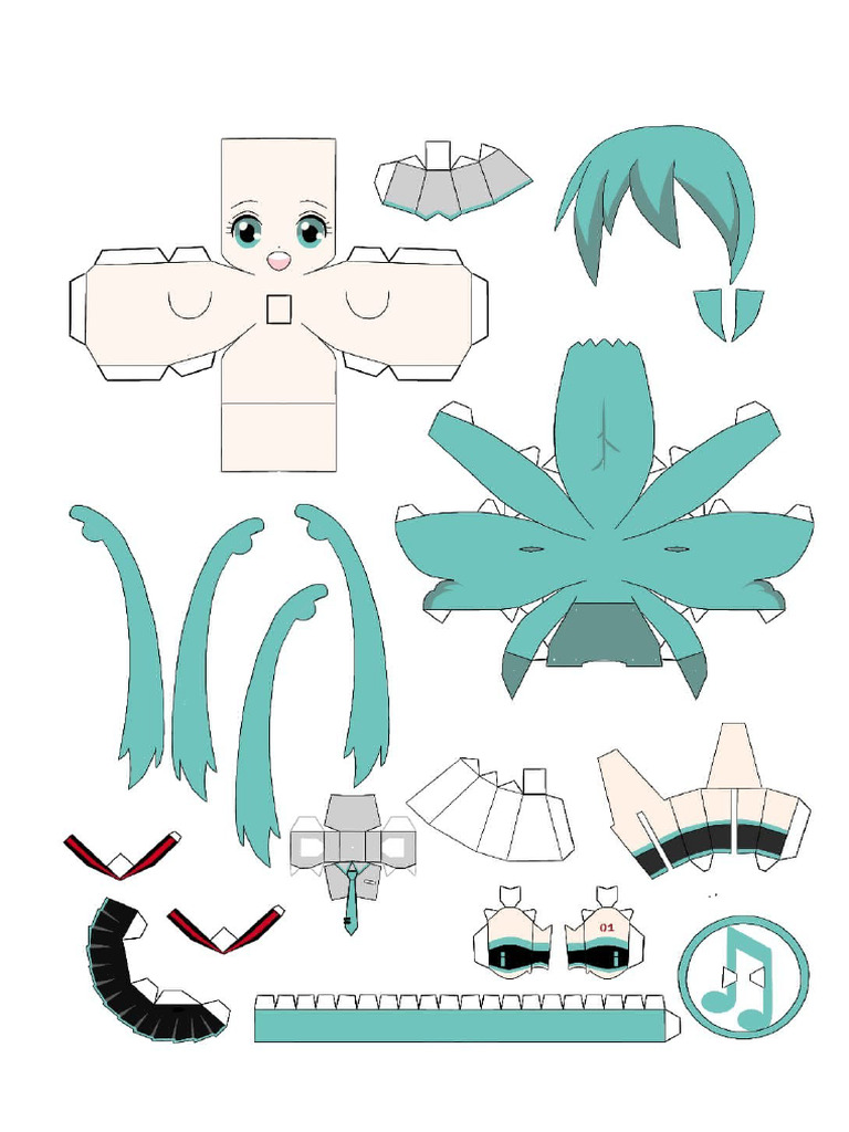 Hatsune Miku Papercraft | PDF