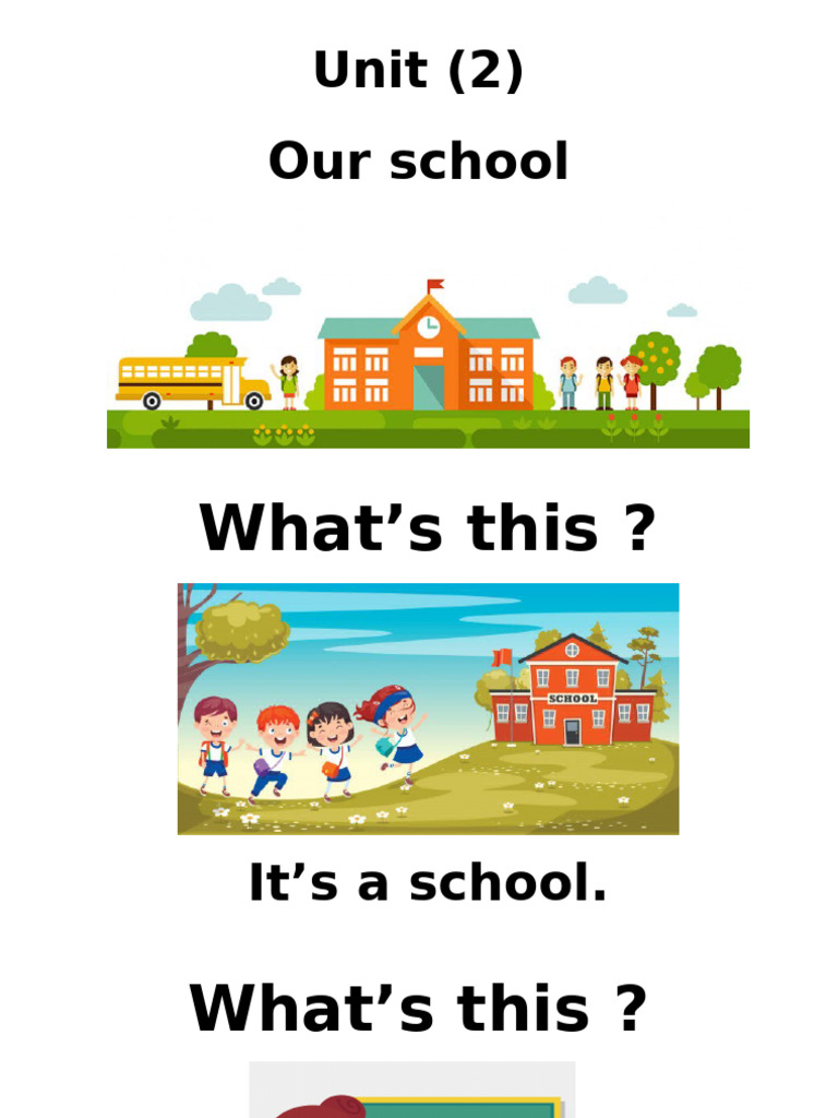 First Friends 2 UNIT 2 'Our School' | PDF