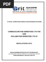 B.Tech CSBS Curriculum 2023 | PDF | Pointer (Computer Programming) | C (Programming Language)