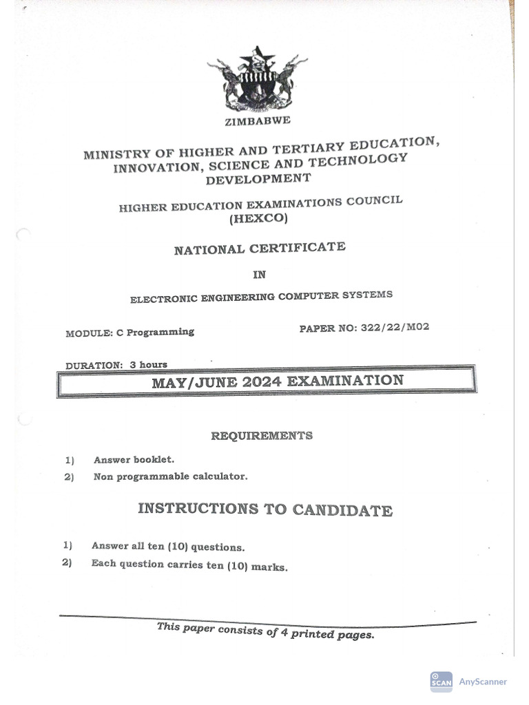 C Programming Assignment 2 | PDF