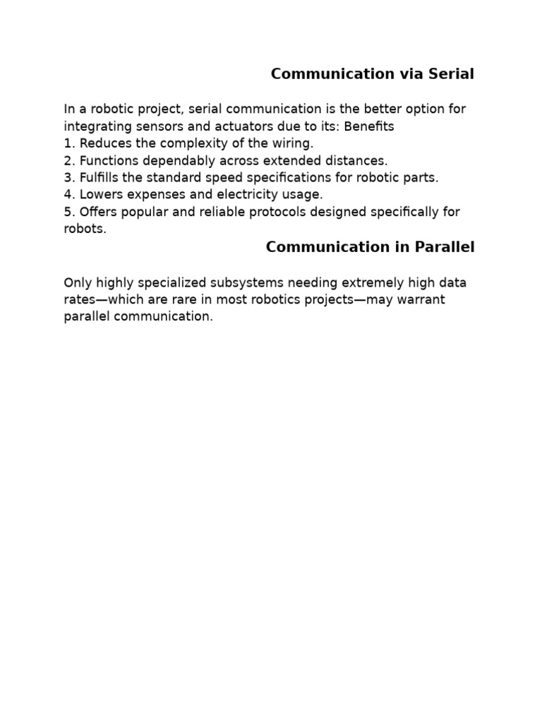 Communication Via Serial | PDF