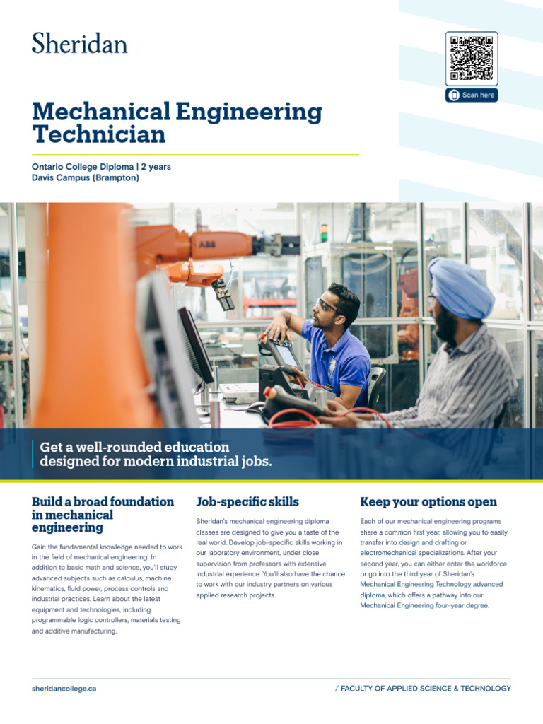 mechanical-engineering-technician_en | PDF | University And College ...