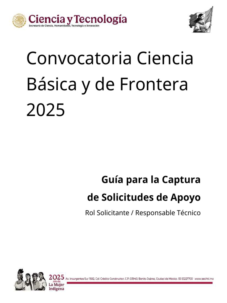 Guía para Solicitudes CDF 2025 | PDF | Conocimiento | Interdisciplinariedad