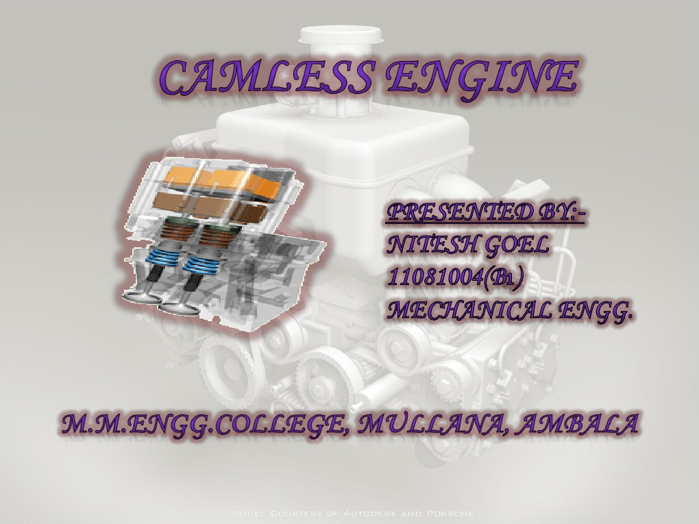 Camless Engine Technology Overview | PDF | Internal Combustion Engine ...