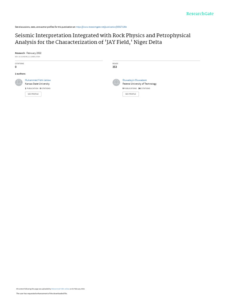 ArticleText 41010 1 10 202201221 | PDF | Porosity | Petroleum Reservoir