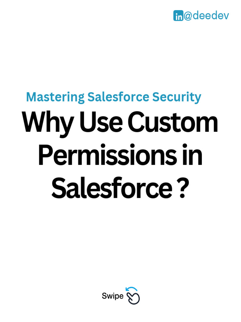 Custom Permissions in Salesforce Flows | PDF