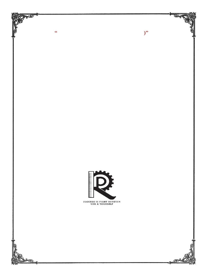 Nishanth Gowda Report (Front Sheets) - 3 | PDF | Programmable Logic Controller | Automation