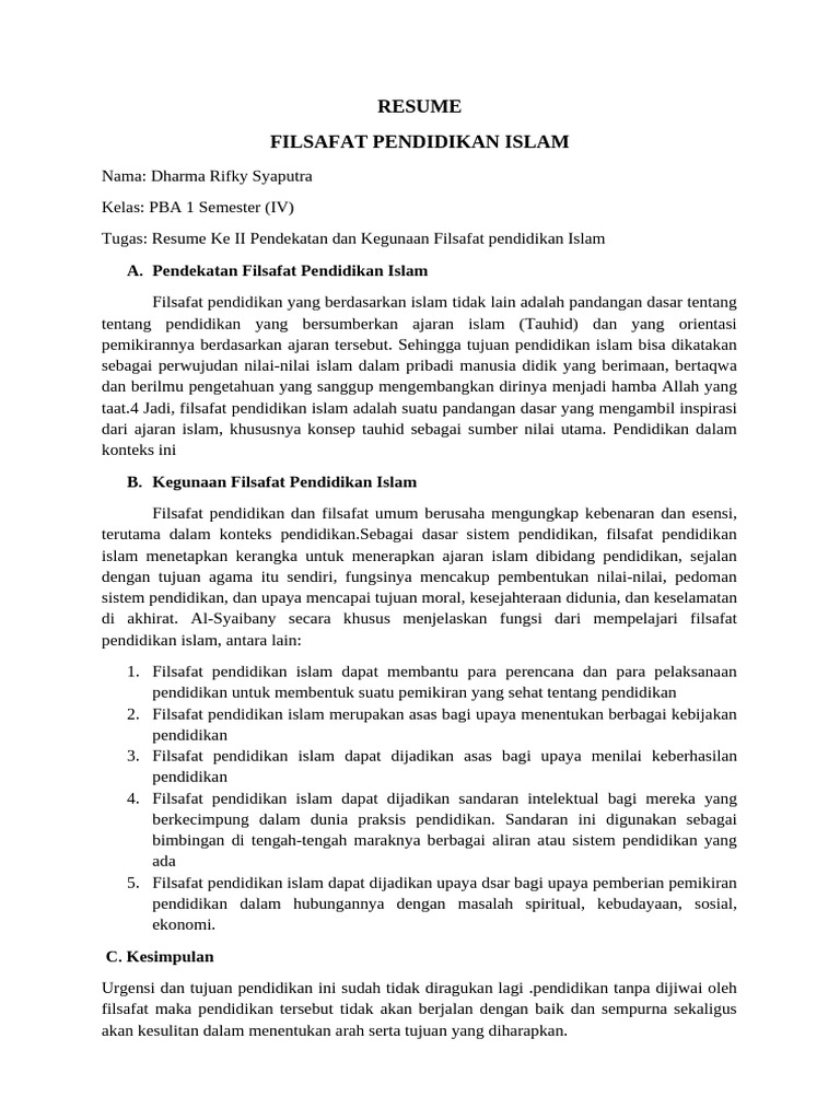 Resume FPI | PDF