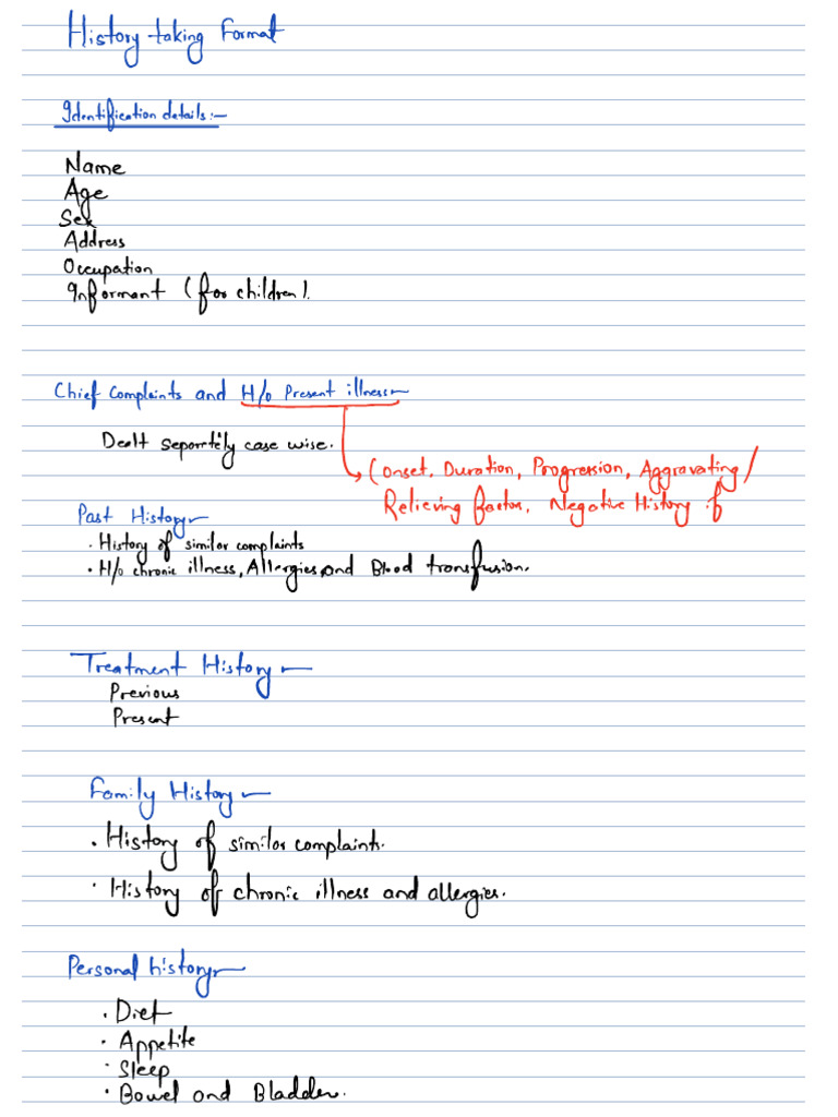 ENT History Taking Format (Ear only) (1) | PDF