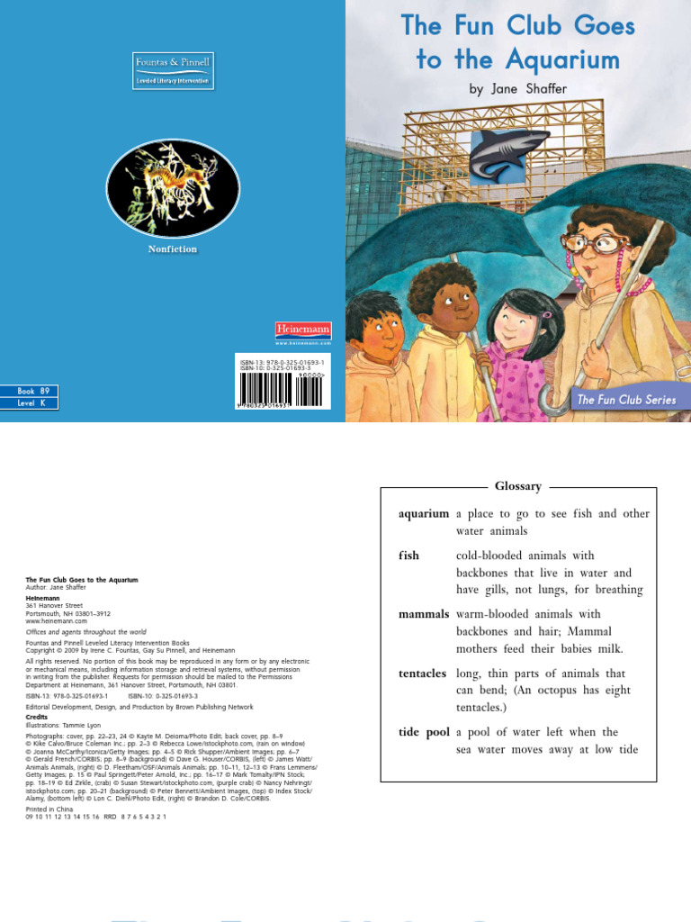 89 The Fun Club Goes To The Aquarium | PDF | Zoology