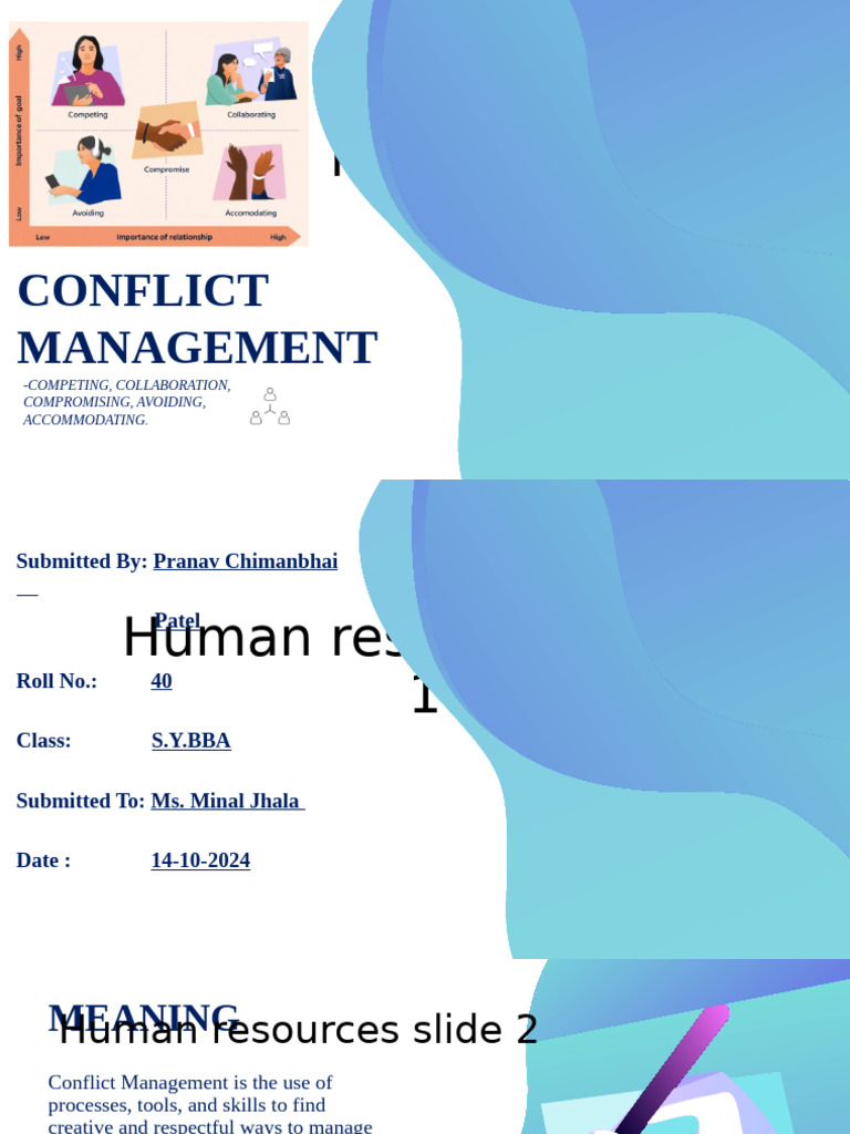 Conflict Management Strategies Explained | PDF | Human Resources ...