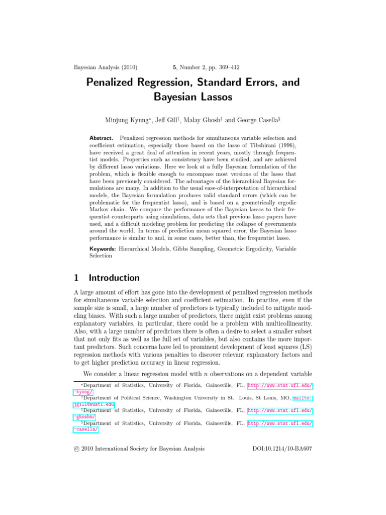 10-BA607 | PDF | Linear Regression | Bootstrapping (Statistics)
