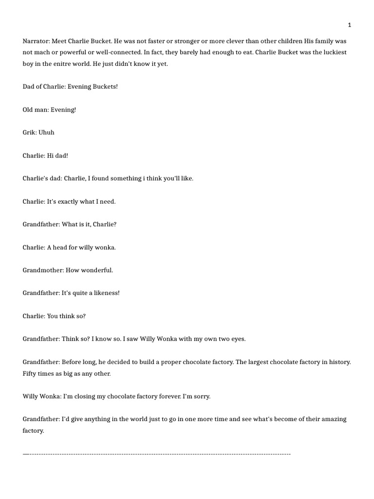 English Script For Dubbing | PDF