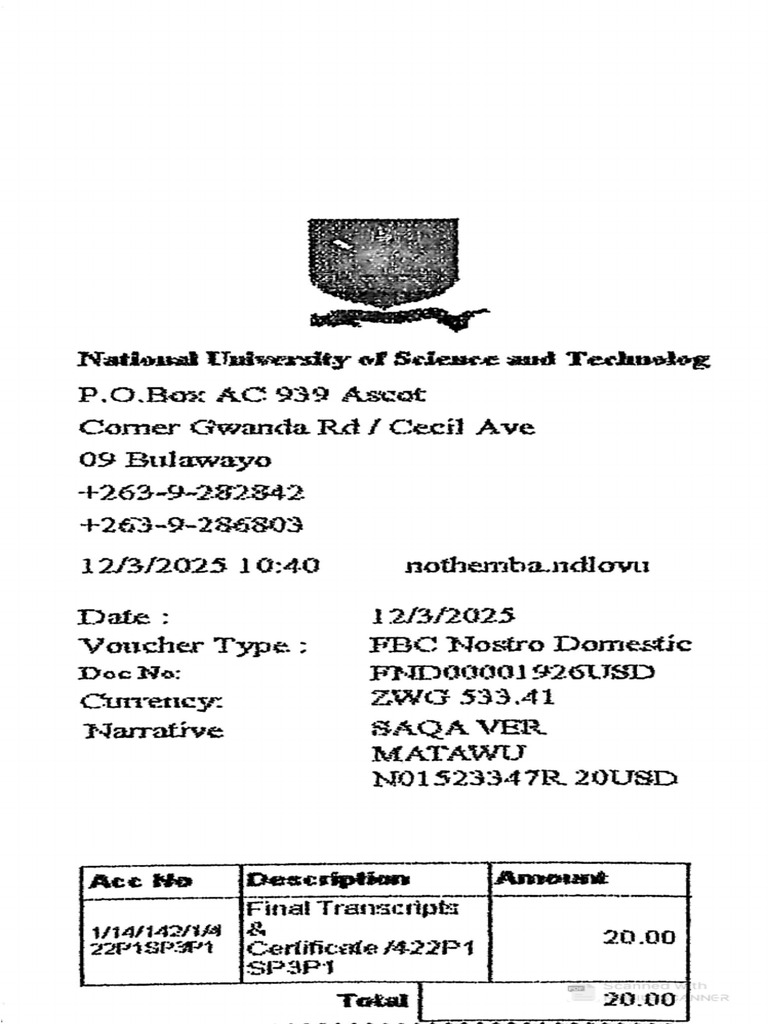 Proof of Payment | PDF